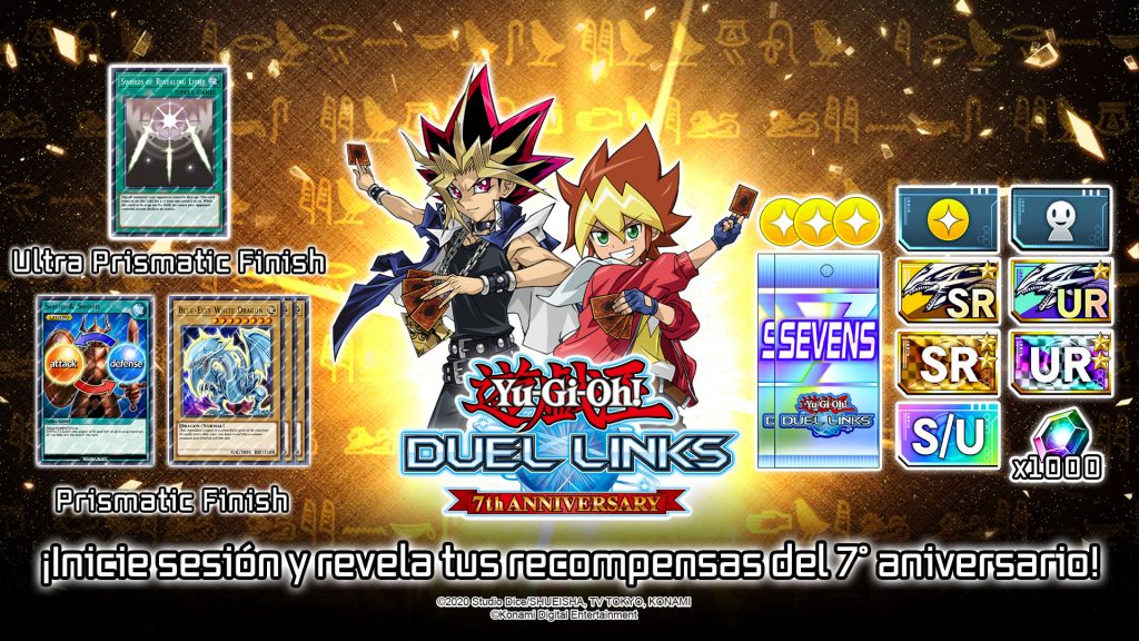 Yu-Gi-Oh! DUEL LINKS celebra su Séptimo Aniversario. | Robotto.mx
