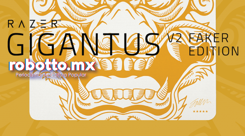 Razer lanza el mousepad Gigantus V2 Faker Edition | Robotto.mx